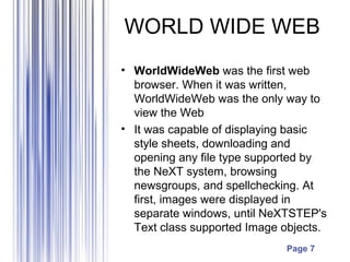 Web browser | PPT