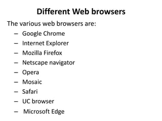 Web browser | PPTX