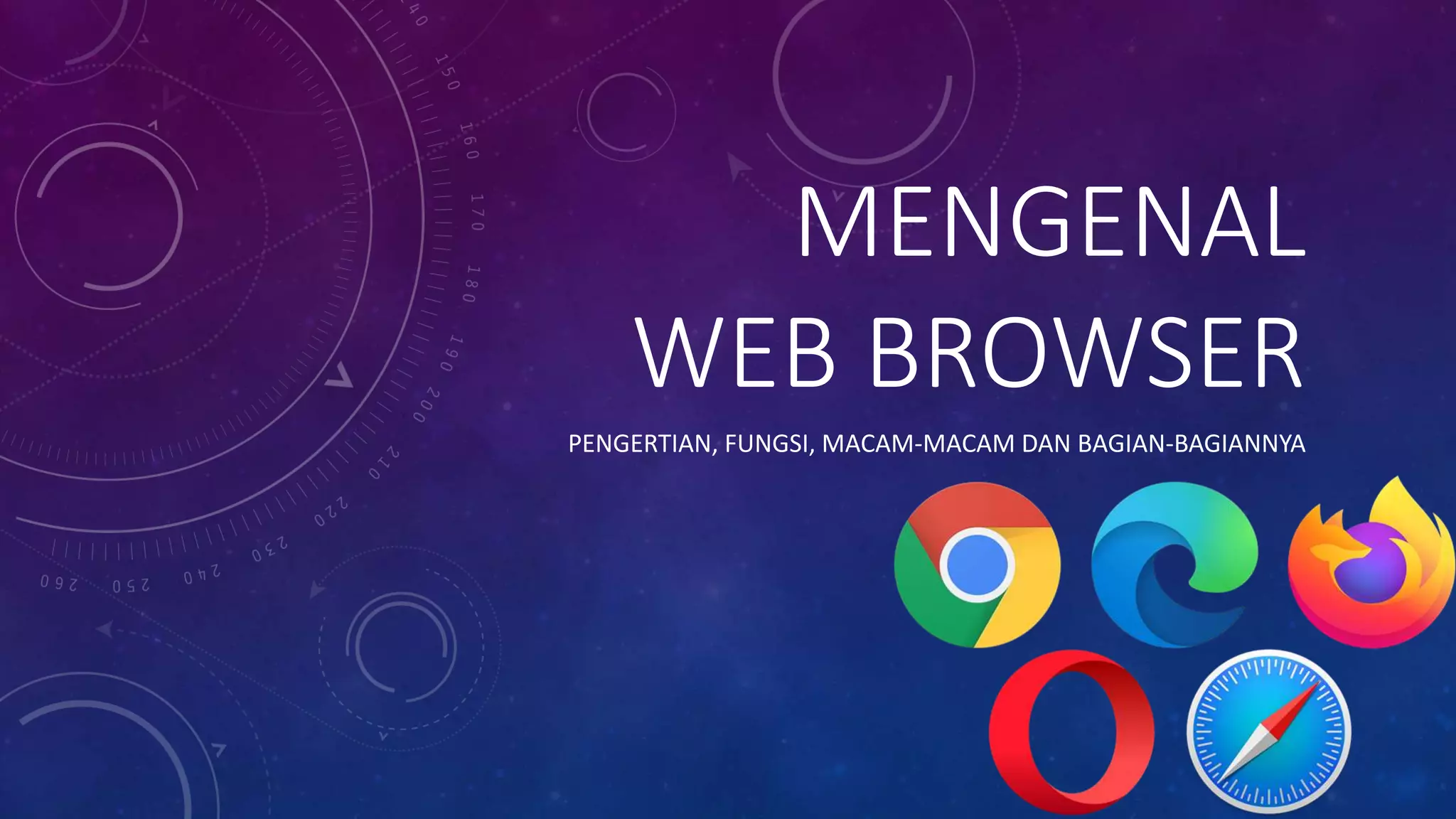 Web browser for Grade one | PPTX