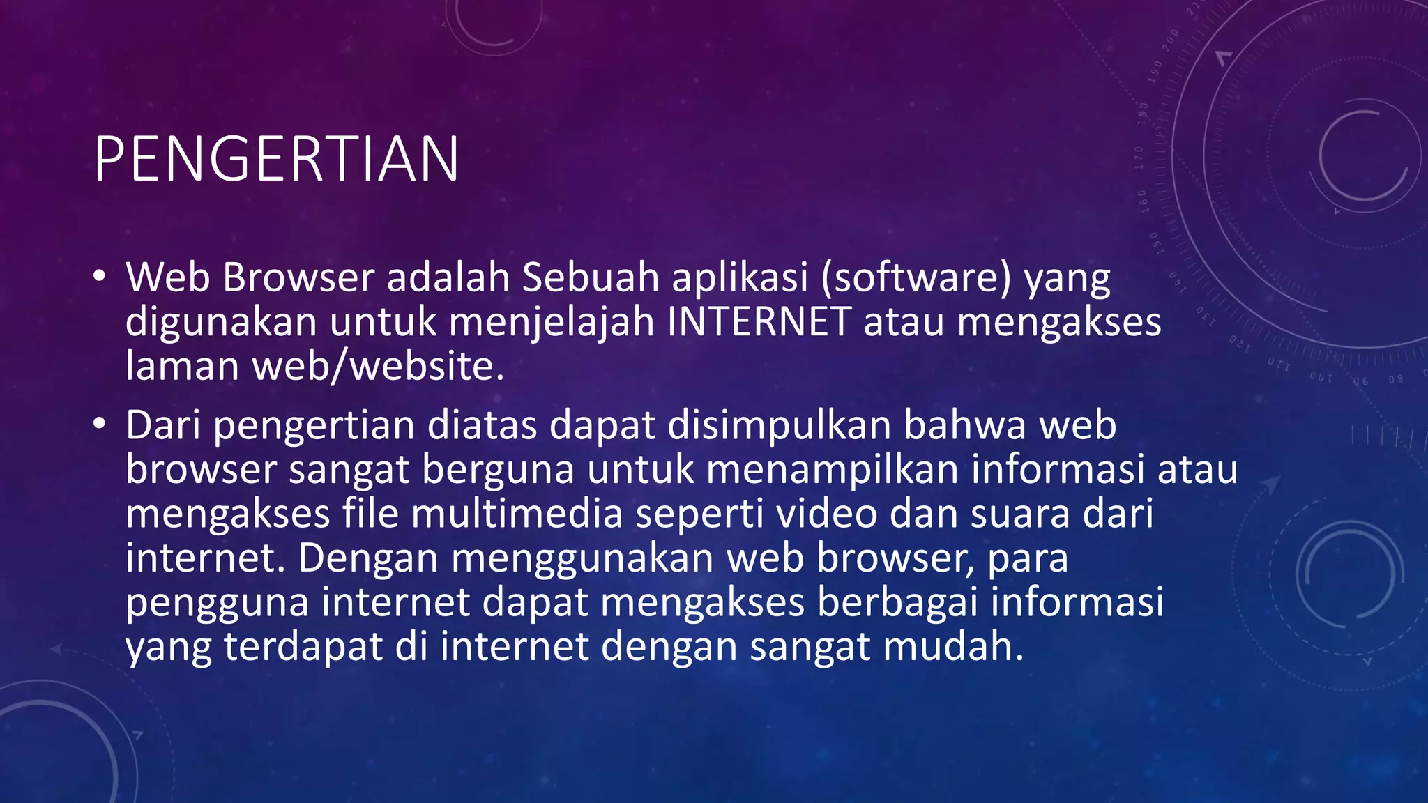 Web browser for Grade one | PPTX