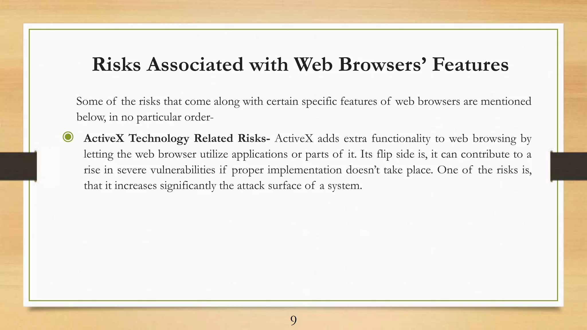 Web browser and Security Threats | PPTX