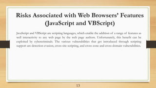 Web browser and Security Threats | PPTX