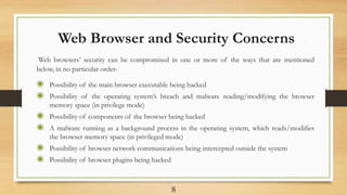 Web browser and Security Threats | PPTX
