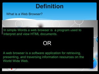 Web browser by group no 03 capt palliyaguru | PPT