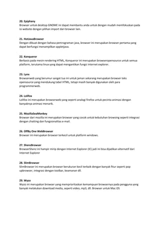 Web Browser II | PDF