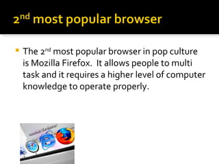 Web Browsers | PPT | Browsers | Computer Software and Applications