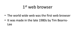 Web Browsers | PPTX