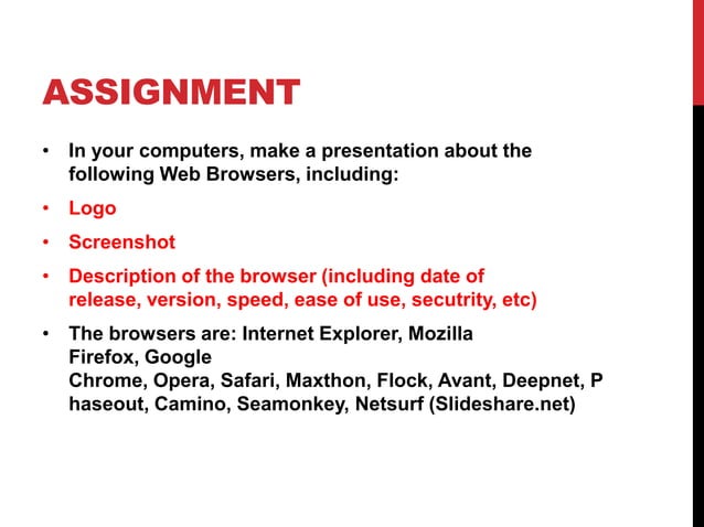 Web browsers | PPTX