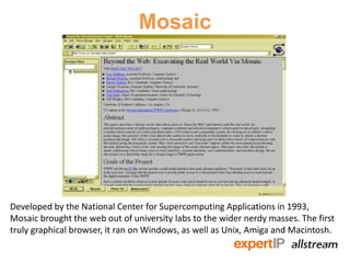 Six browsers that changed the world (wide web) | PPT