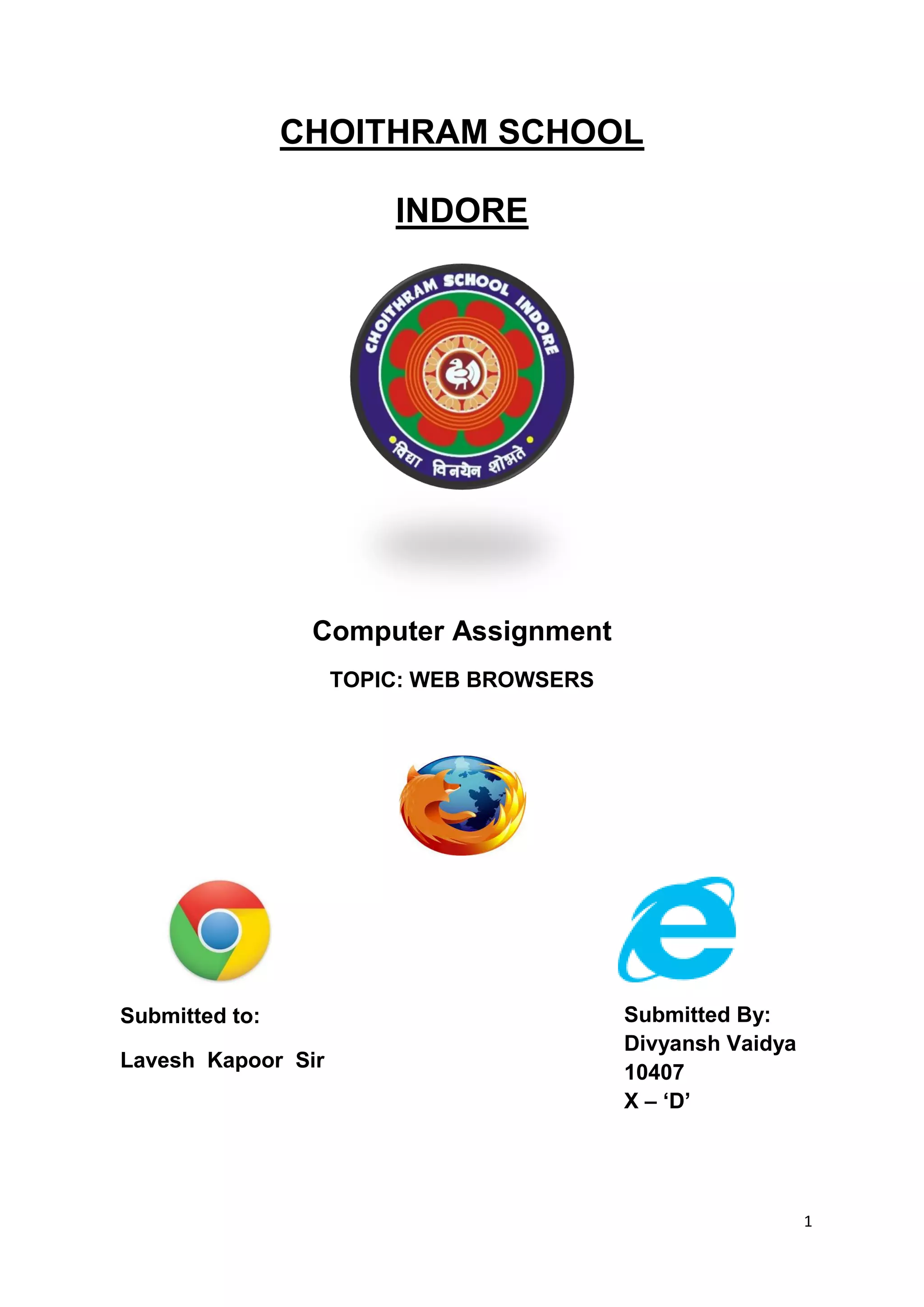 Top 10 Internet Browsers | PDF