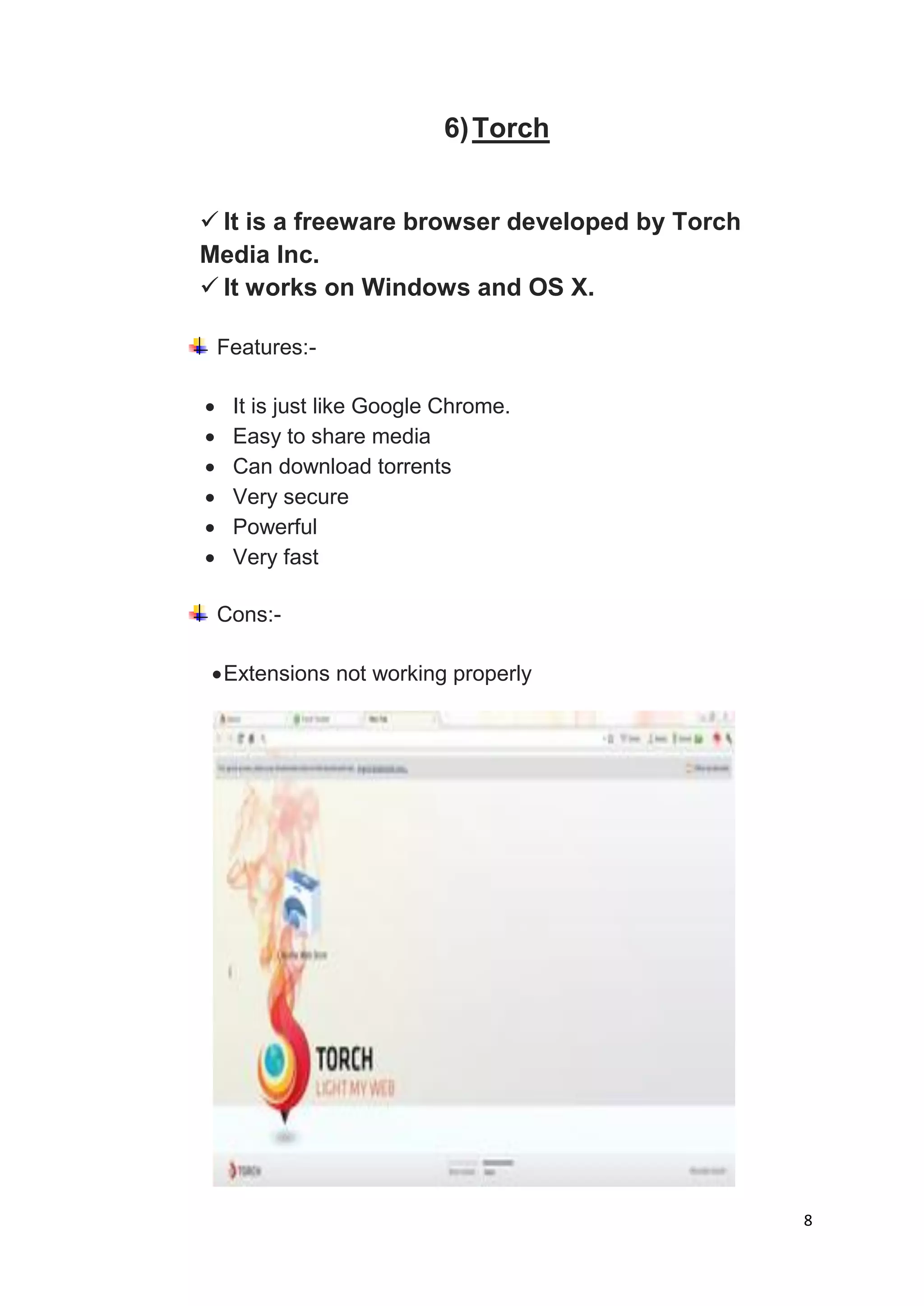 Top 10 Internet Browsers | PDF