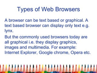 Web browsers | PPTX