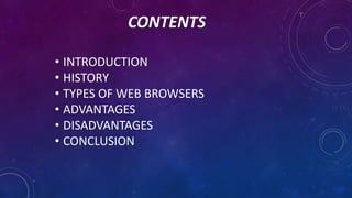 Web browsers | PPTX