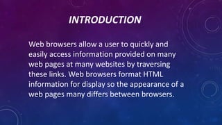 Web browsers | PPTX