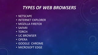 Web browsers | PPTX