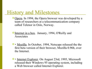 Web browsers and web document | PPT