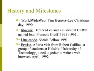 Web browsers and web document | PPT