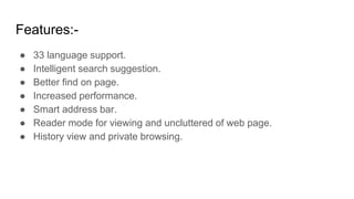 Types of Web Browser | PPTX