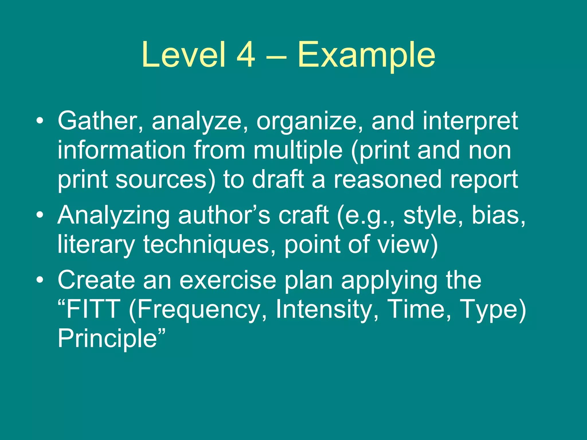Webb’S Depth Of Knowledge | PPT