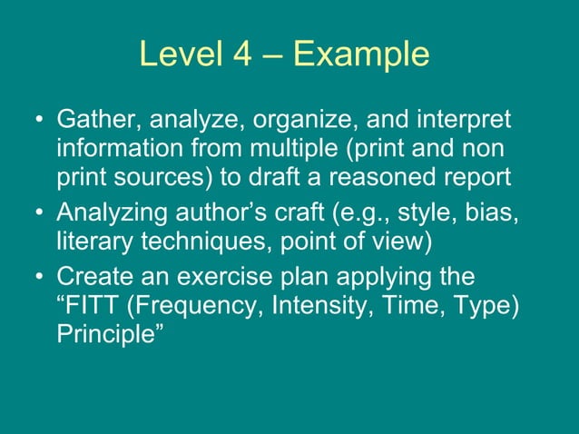 Webb’S Depth Of Knowledge | PPT
