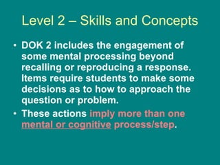 Webb’S Depth Of Knowledge | PPT