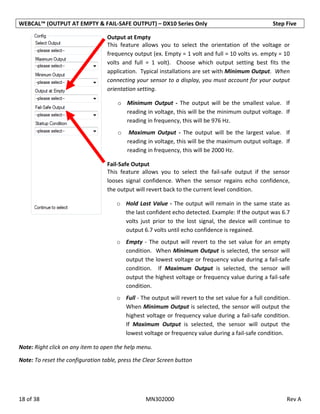 Webcal6 Manual Software EchoPod Flowline | PDF