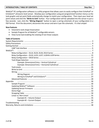 Webcal6 Manual Software EchoPod Flowline | PDF | Computer Peripherals ...