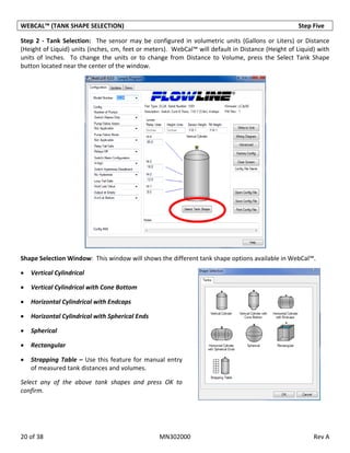 Webcal6 Manual Software EchoPod Flowline | PDF