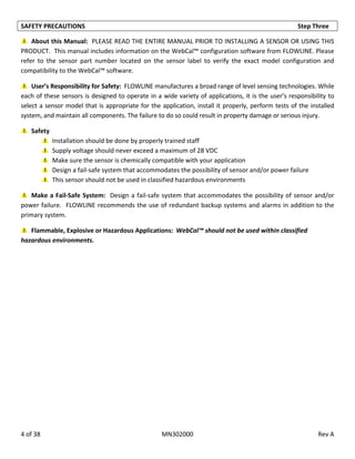 Webcal6 Manual Software EchoPod Flowline | PDF | Computer Peripherals ...