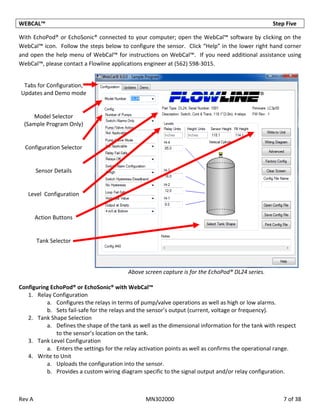 Webcal6 Manual Software EchoPod Flowline | PDF | Computer Peripherals ...