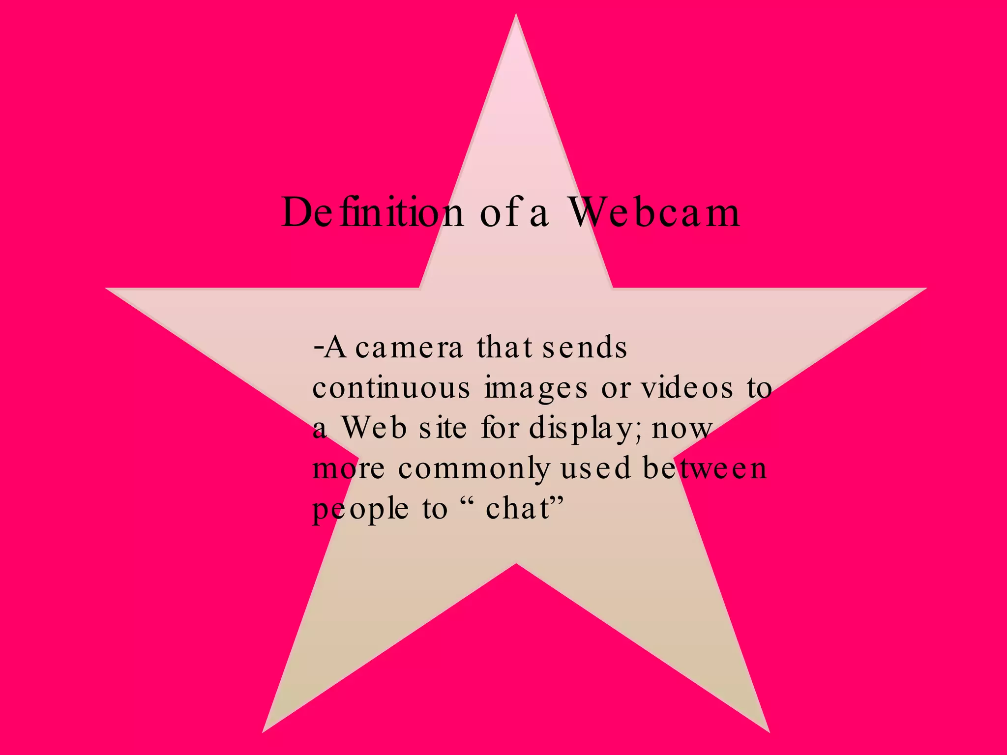 Webcam Presentation | PPT