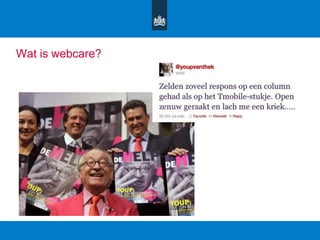 Webcare overheid presentatie | PPTX