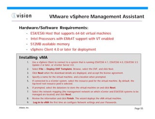 Vmware Vsphere Management Assistant