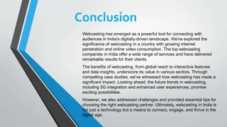 Webcasting Companies in India.pptx | Internet | Computing