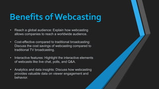 Webcasting Companies in India.pptx | Internet | Computing