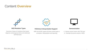 VarSeq 2.4.0: Structural Variants and Advanced Automation in VSClinical ACMG | PPTX