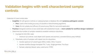 Best Practices for Validating a Next-Gen Sequencing Workflow | PPTX