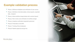 Best Practices for Validating a Next-Gen Sequencing Workflow | PPTX