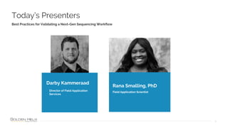 Best Practices for Validating a Next-Gen Sequencing Workflow | PPTX