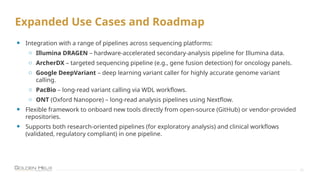 VSWarehouse 3: Secondary Analysis Platform Overview | PPTX