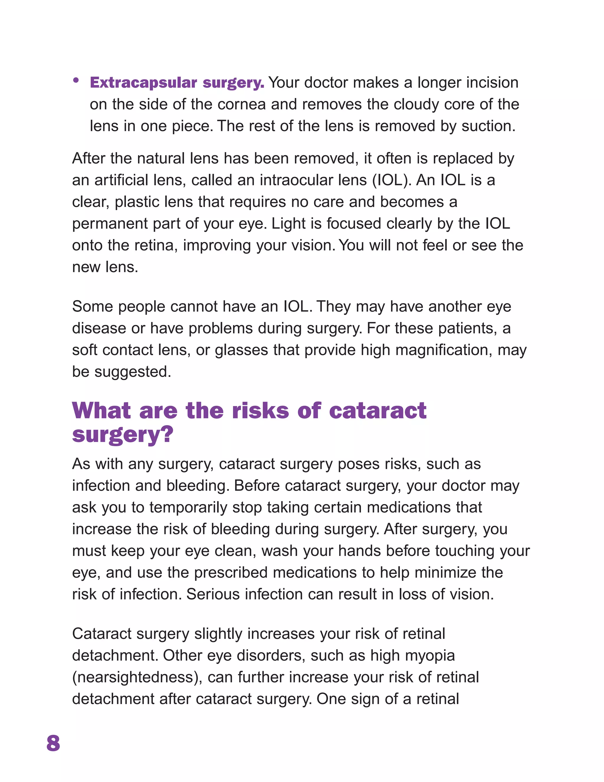 Global Medical Cures™ | CATARACT (What you should know) | PDF