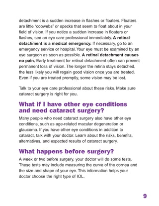Global Medical Cures™ | CATARACT (What you should know) | PDF