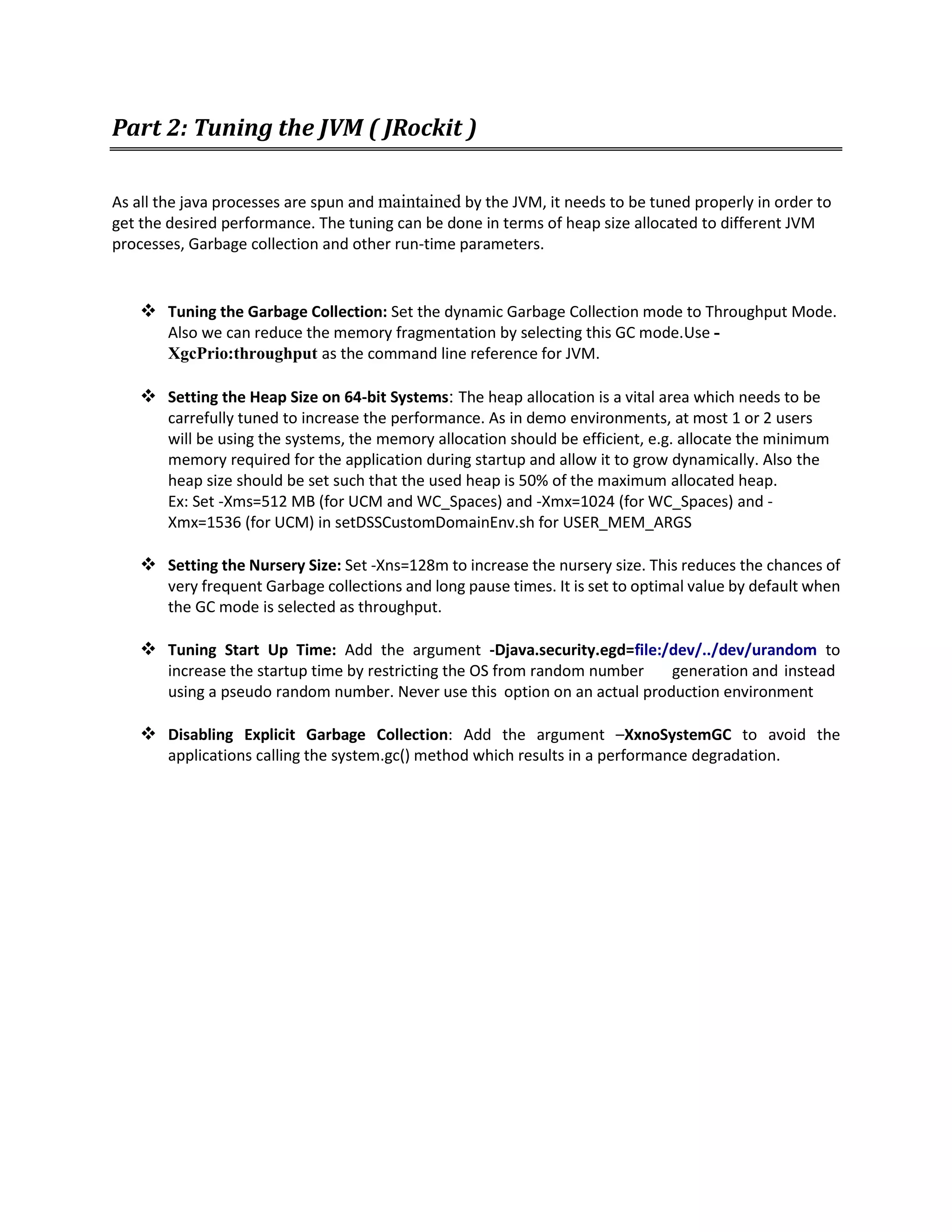 Webcenter Application Performance Tuning Guide Pdf