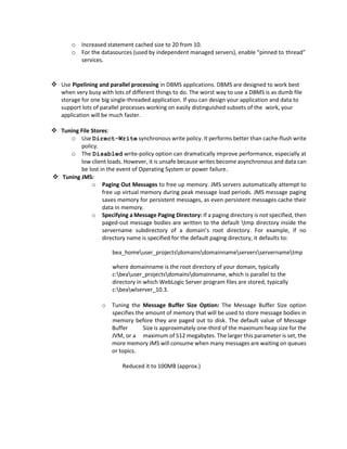 Webcenter application performance tuning guide | PDF