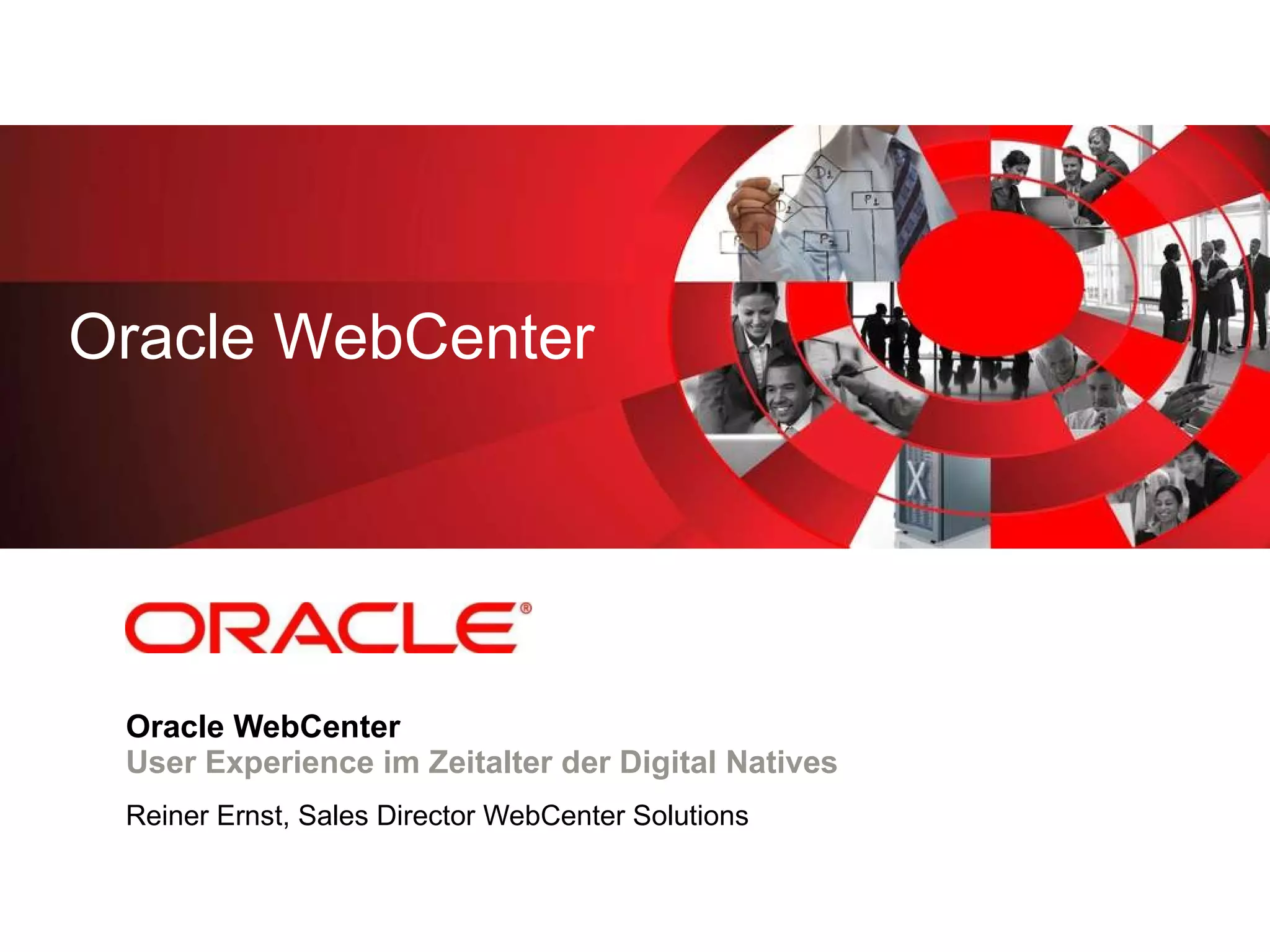 Oracle WebCenter Solutions | PPT