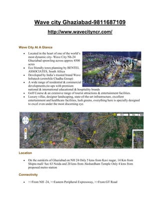 Wave city-9811687109 | DOCX