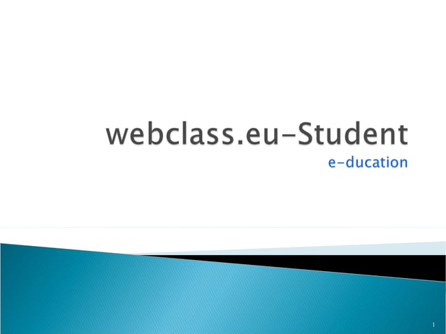 Webclass Student | PPT | Education