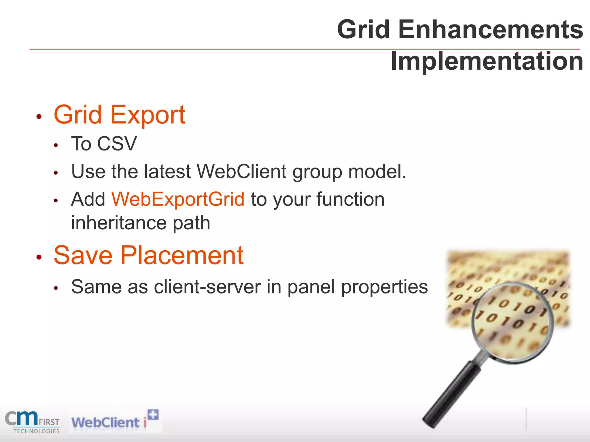 CM WebClient for CA Plex | PPTX