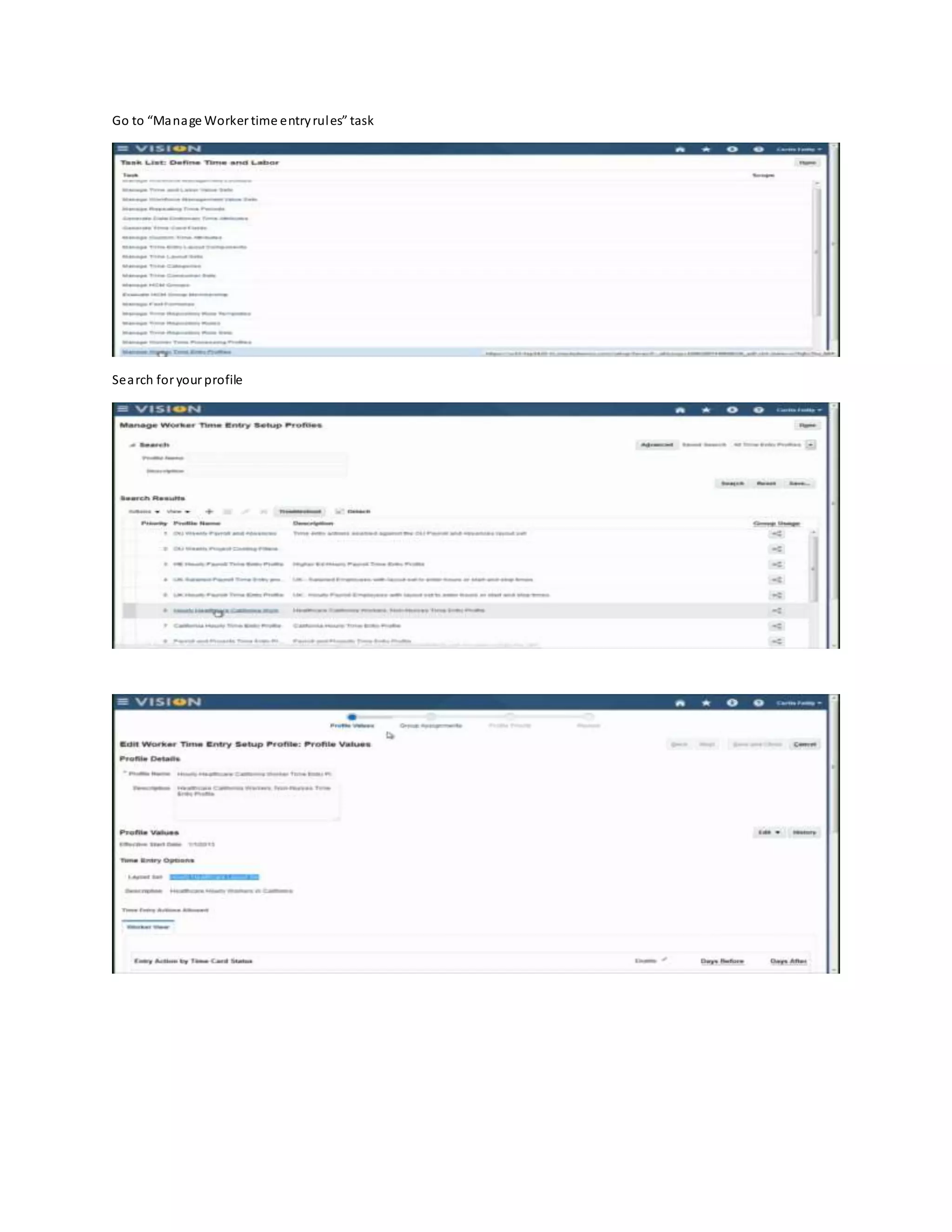 Oracle Fusion Web Clock Setup(Oracle Time and Labor) | DOCX