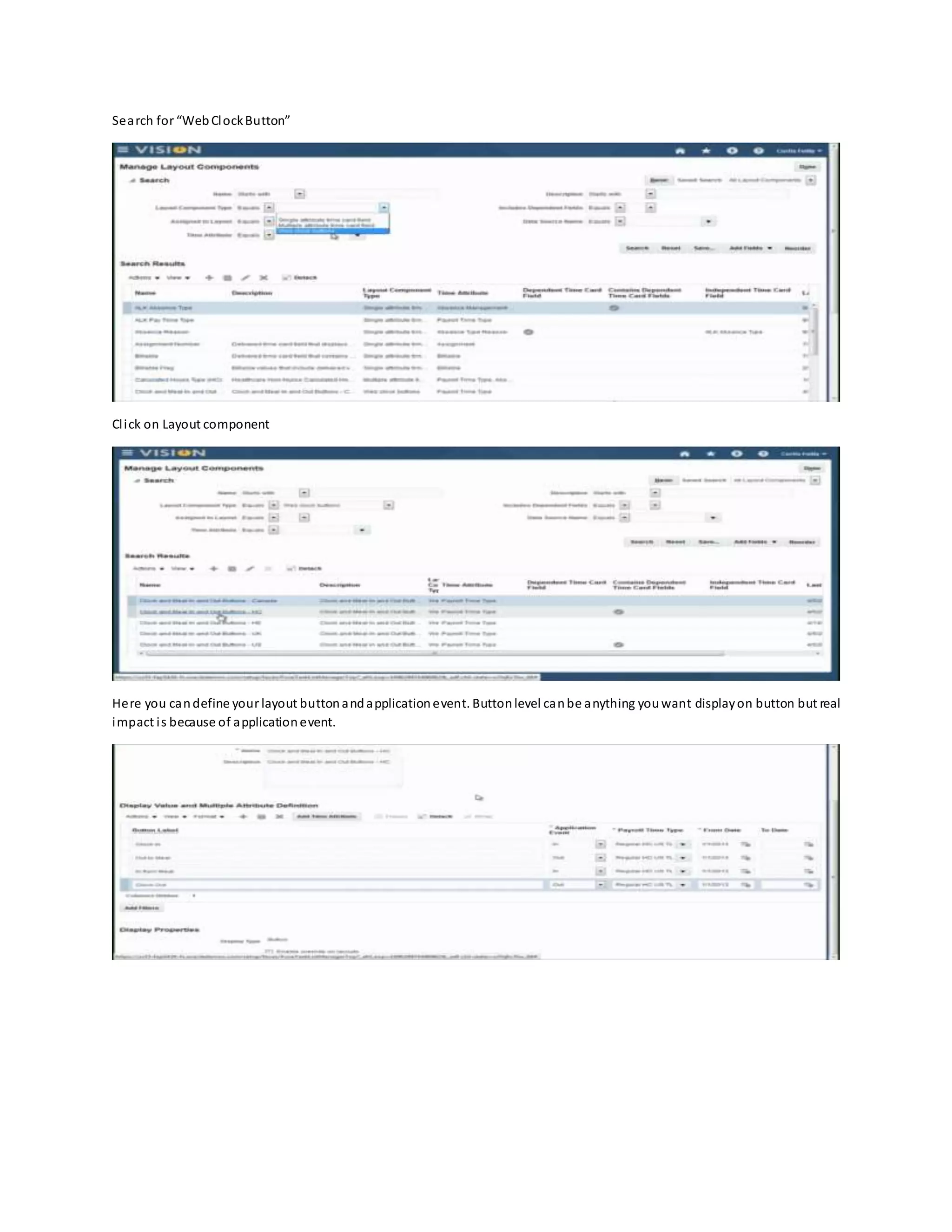 Oracle Fusion Web Clock Setup(Oracle Time and Labor) | DOCX